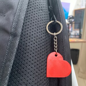 Heart Custom Keyring, 3d Print Stl File, 3d Printing, Keychain ...