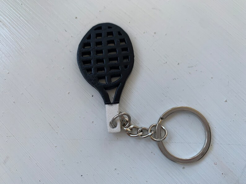 Tennis Racket Custom Keyring, 3d Print Stl File, 3d Printing, Keychain ...
