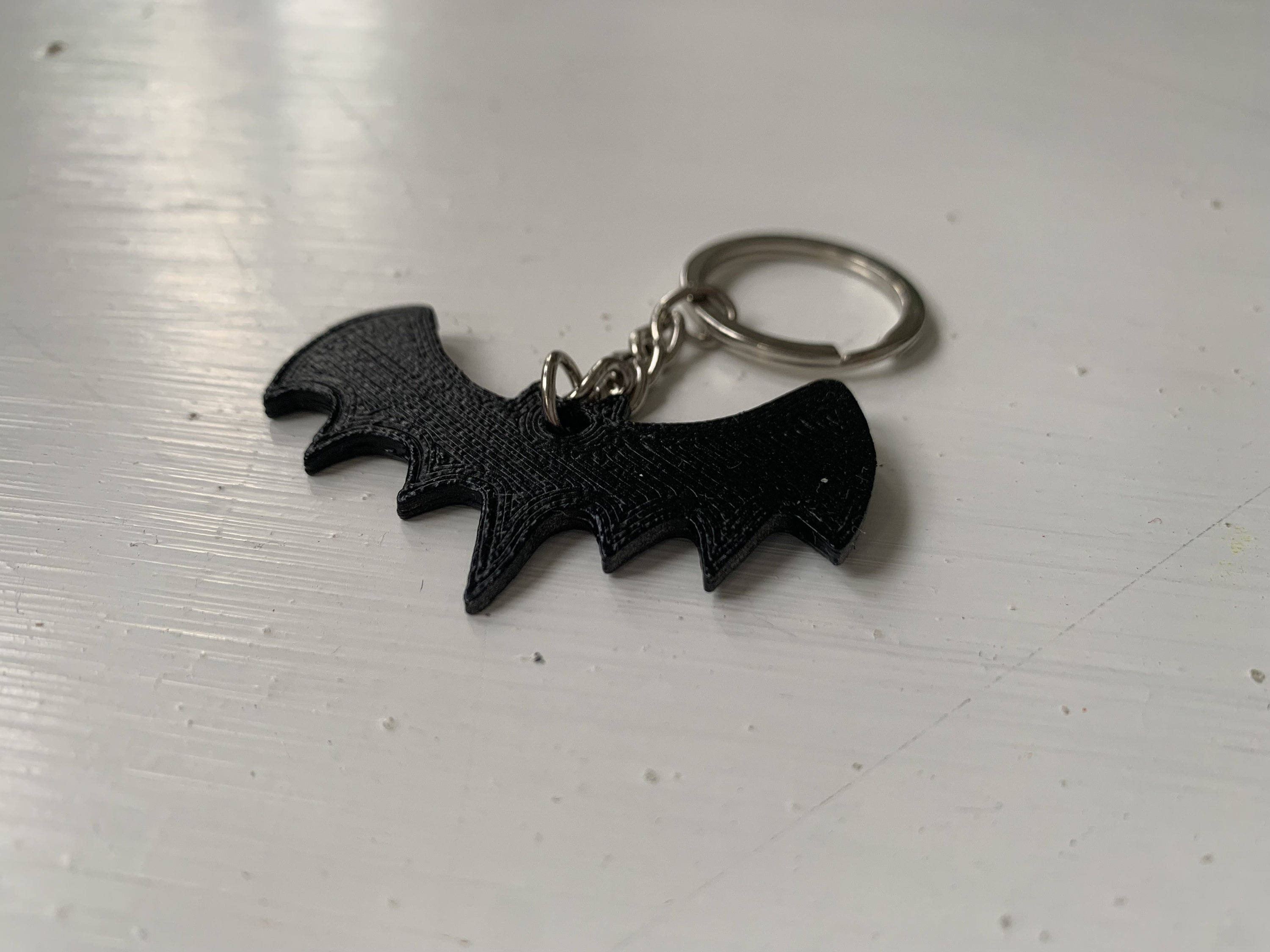 Bat Custom Keyring, 3d Print Stl File, 3d Printing, Keychain, Birthday ...