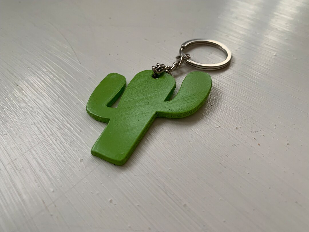 Cactus Custom Keyring, 3d Print Stl File, 3d Printing, Keychain ...