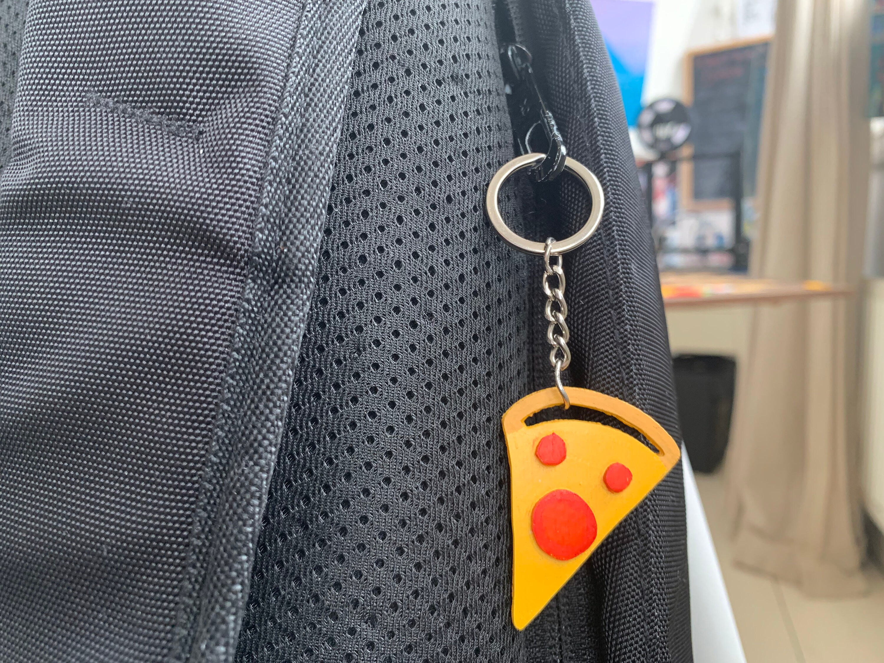 Pizza Slice Custom Keyring, 3d Print Stl File, 3d Printing, Keychain ...