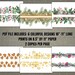 Printable Art Bulletin Board Borders, Winter Holiday Classroom Decor ...