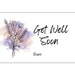 Get Well Soon Self Care Printable Gift Tags Set, Minimalist Lineart ...