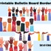 Printable Inclusive Art Bulletin Board Borders, Diversity Classroom ...