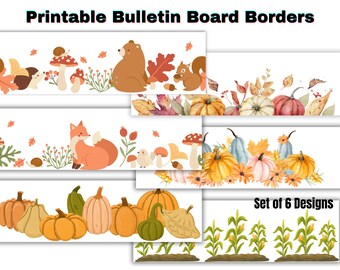 Printable Art Bulletin Board Borders, Colorful Clouds Classroom Decor ...