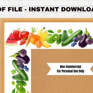 Printable Art Bulletin Board Borders, Colorful Rainbow Classroom Decor ...