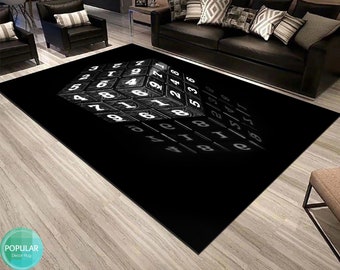 Playing Cards Symbols Area Rug - Etsy