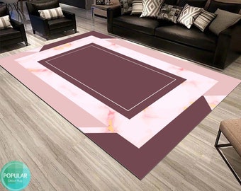 Early American Floorcloth. Primitive Floor Cloth. Folk Art Area Rug ...