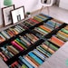 Book Rug, Library Carpet, Bookcase Mat, Athenaeum Mat, Bookshelf Art ...