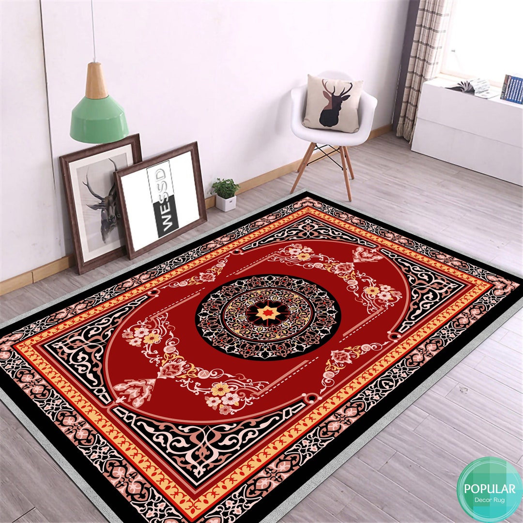 Antique Red Turkish Runner Rug, Vintage Animal & Tree Design Runners ...