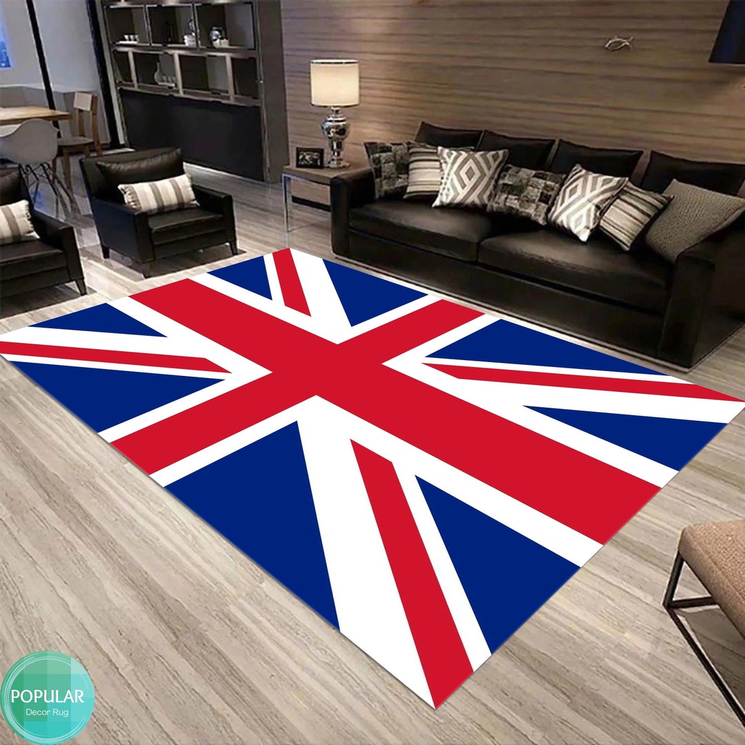 United Kingdom Flag Area Rug United Kingdom Flag Rug United - Etsy