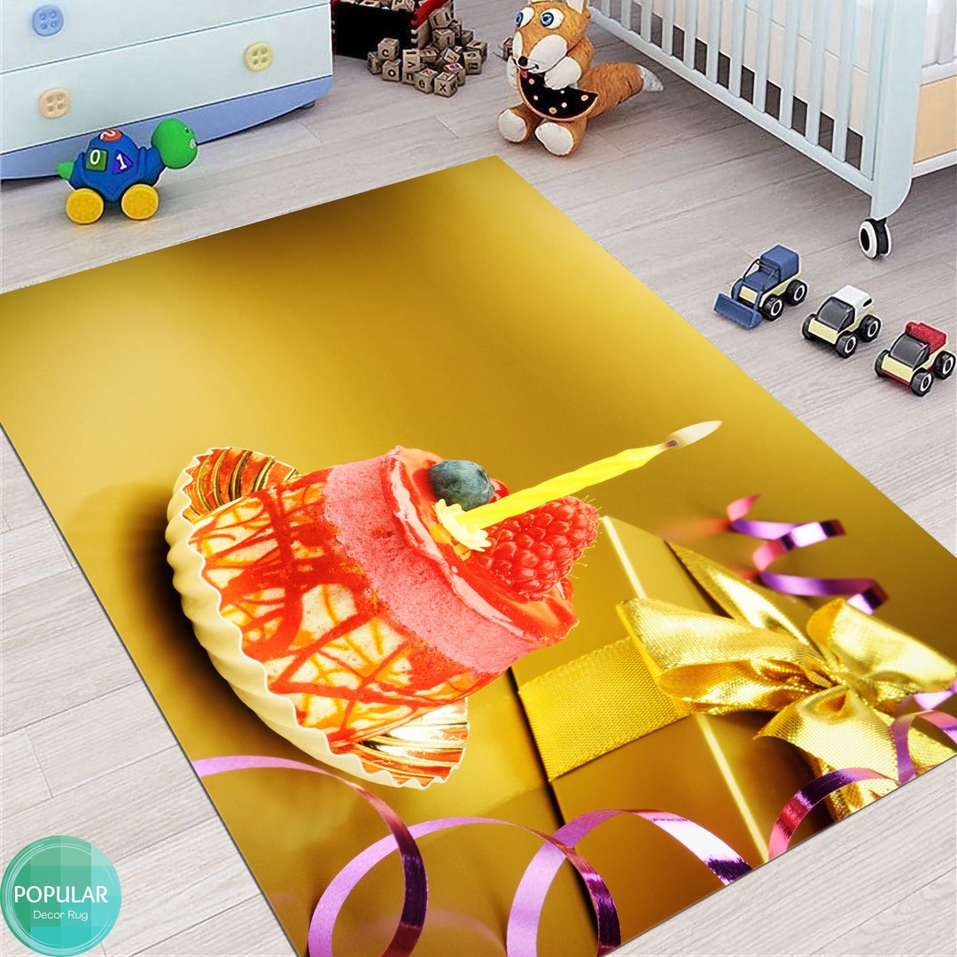 Happy Birthday Rug, Balloon Rug,happy Birthday Decor, Birthday Gift ...