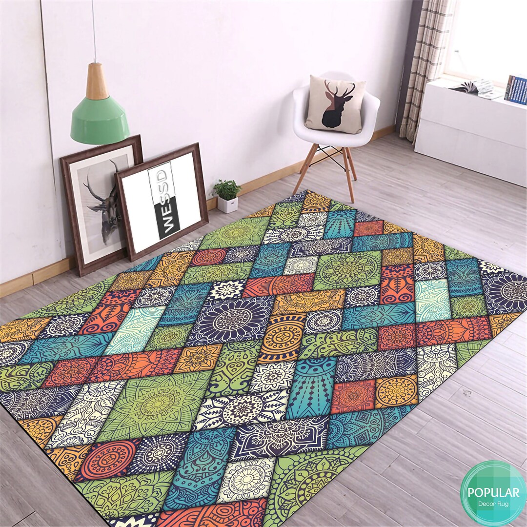 ZAHRA | Antique Turkish Heriz Pattern Oriental Rug, Hand-knotted ...