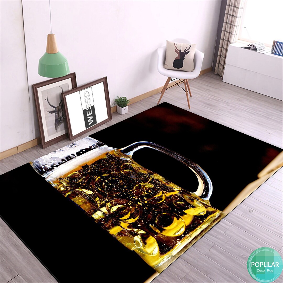 Whisky Glass, Champagne Rug, Alcohol Mat, Spirits Carpet, Drink Art ...