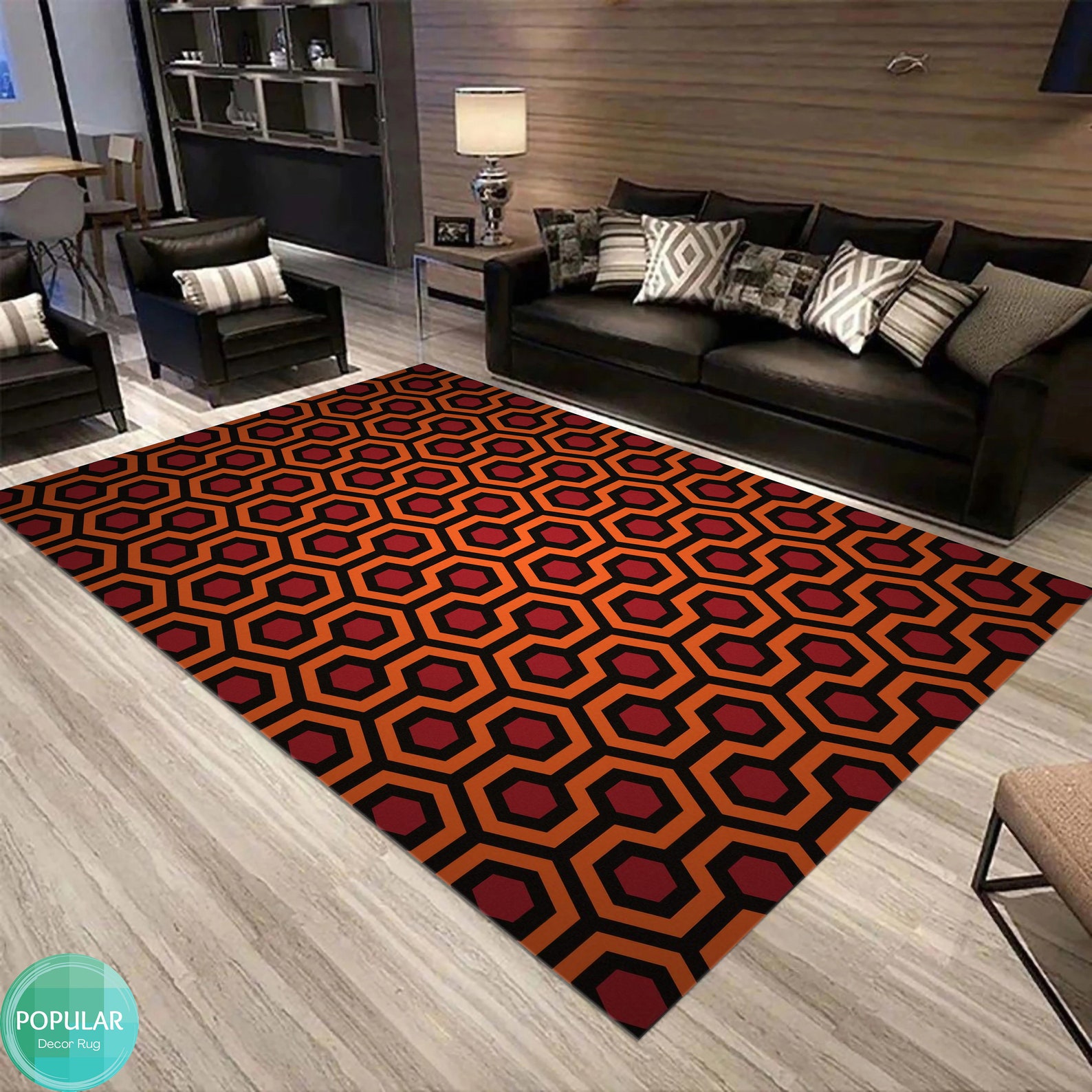 Shining Overlook Hotel Carpet Area Rugs the Shining Carpet - Etsy