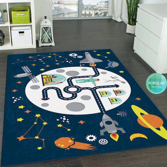 Airplane Rugs Sky Themed Rugs Kids Room Rug Minimalist Rug - Etsy