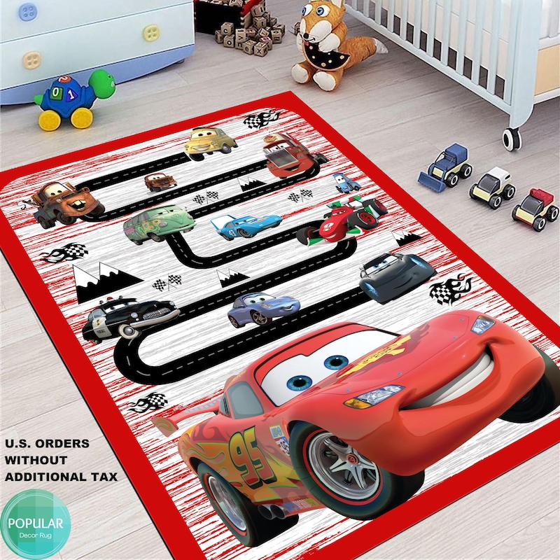 Kids Car Rug Play Modern - Etsy