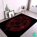 Pentagram Rug Supernatural Devil's Trap Rug Pentacle - Etsy