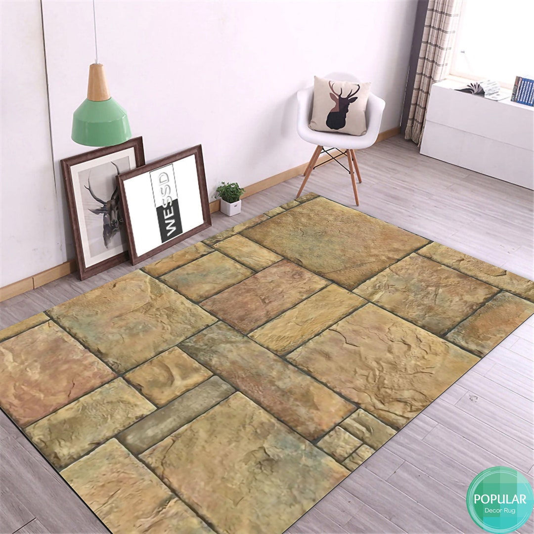 Stone Mat, Real Stone Bedroom Mat, Bathroom Mat, Stone Rug, Relaxing ...