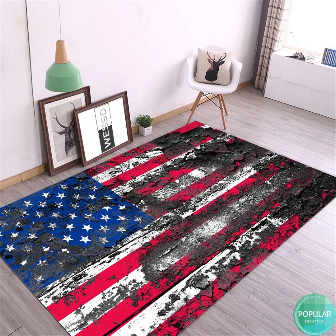 American Special Gift, American Eagle Flag Area Rug, American Banner ...