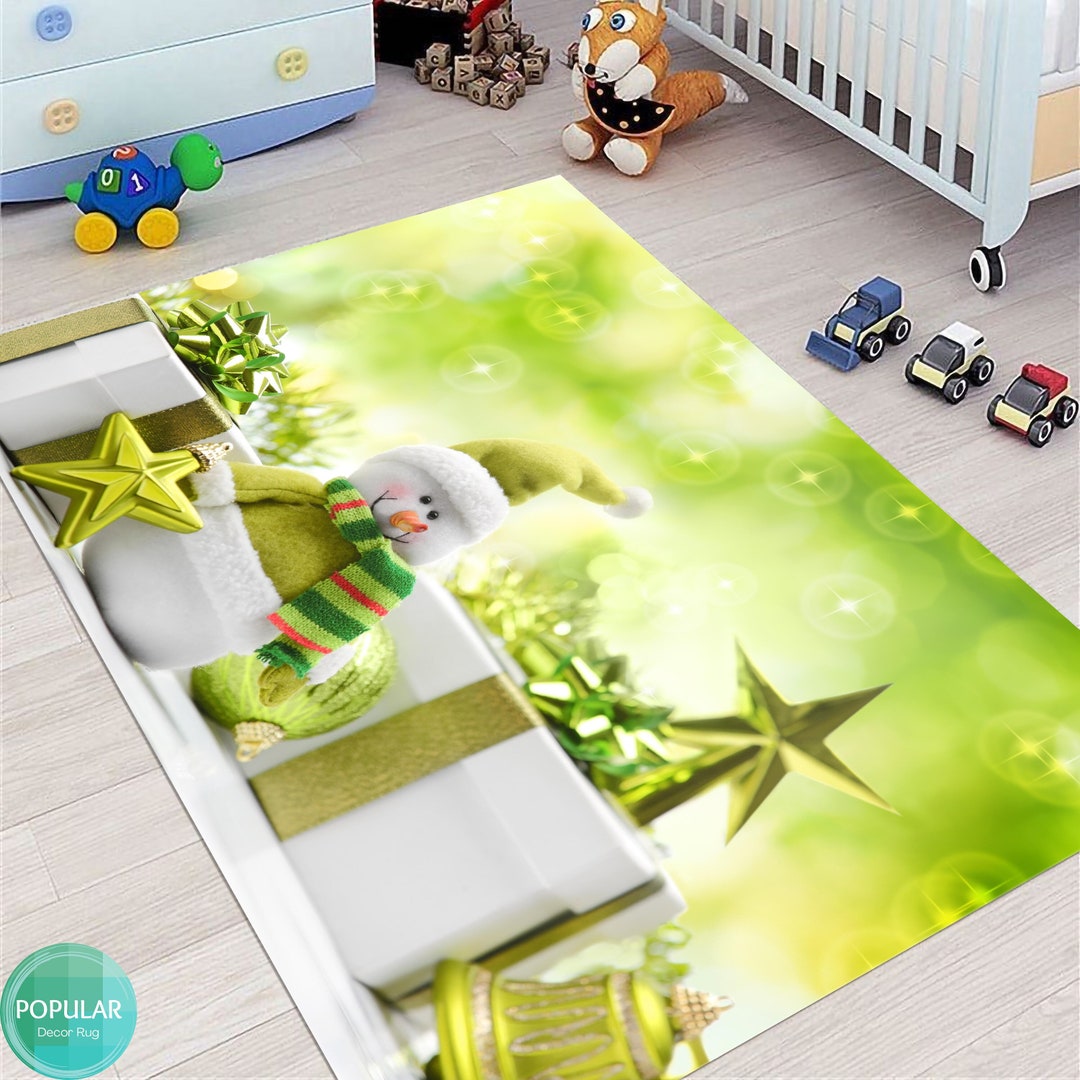 Noel, 2024, Merry Christmas Rug, Christmas Santa Claus and Snowmain Rug ...