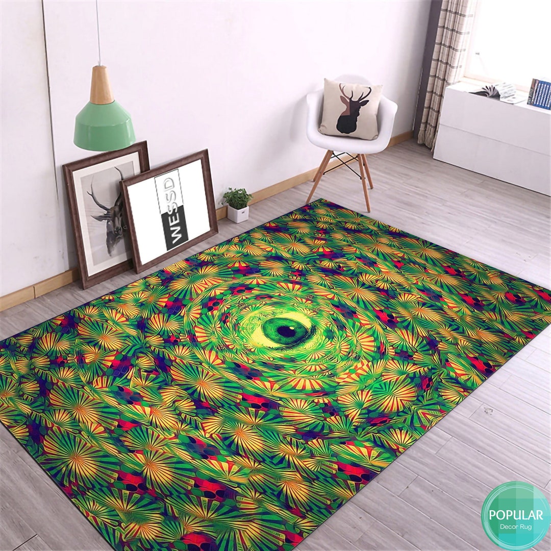 Green Snake Mat, Viper Rug, Serpent Carpet, Snake Decor Runner, Animal ...