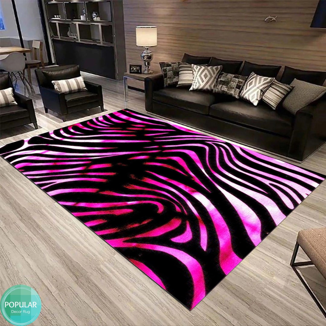 Purple Leopard Rug, Leopard Pattern, Zebra Rug, Zebra Pattern, Animal ...