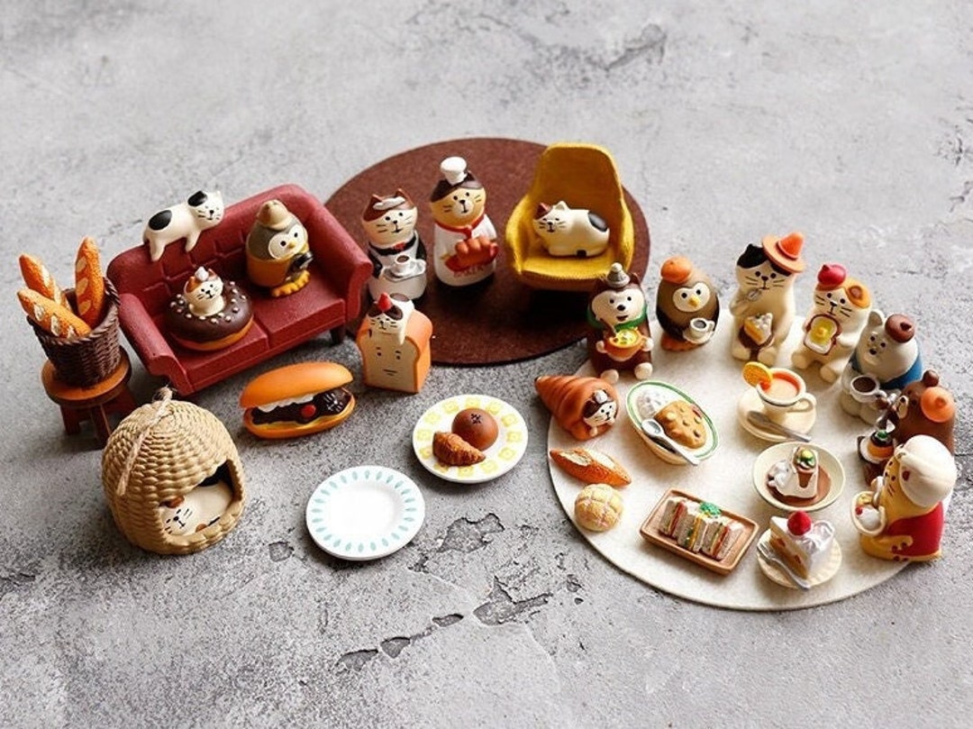 Tasty Bakery Miniature Cute Animal Figurine Mini Figures - Etsy