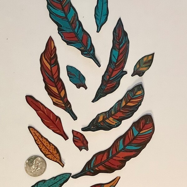 Applique Feather - Etsy