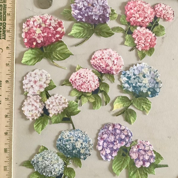 Hydrangea Fabric - Etsy