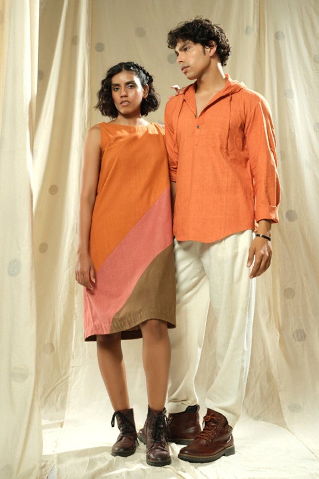 Matching Duos - Hand-woven Hand-spun Organic Duo Outfits for His and ...