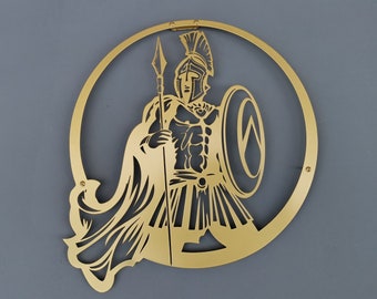 Spartan Metal Wall Art - Etsy