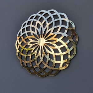 Torus Yantra Wood Wall Art: Sacred Geometry Mandala Decor - Etsy