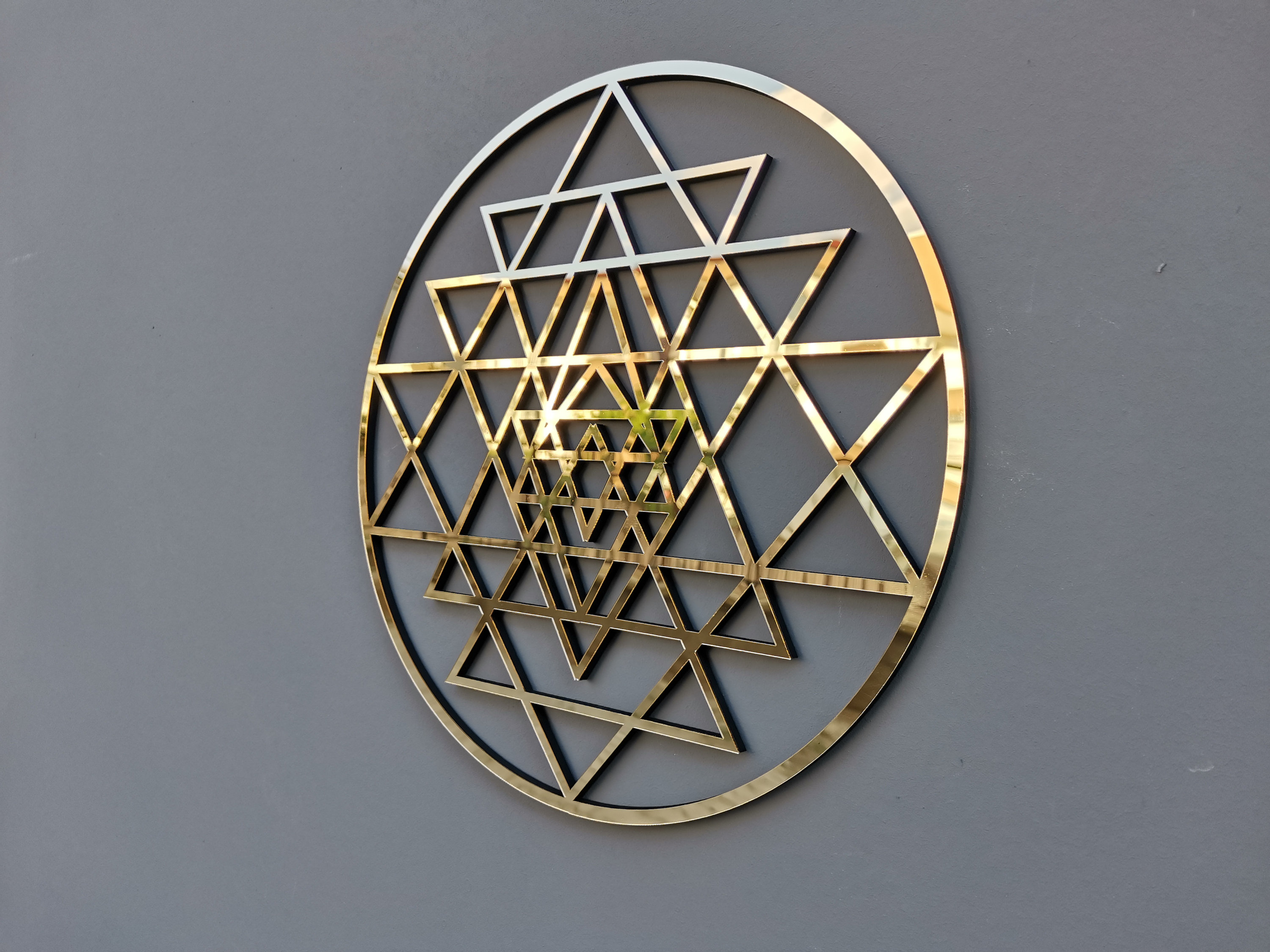 Torus Yantra Wood Wall Art: Sacred Geometry Mandala Decor - Etsy