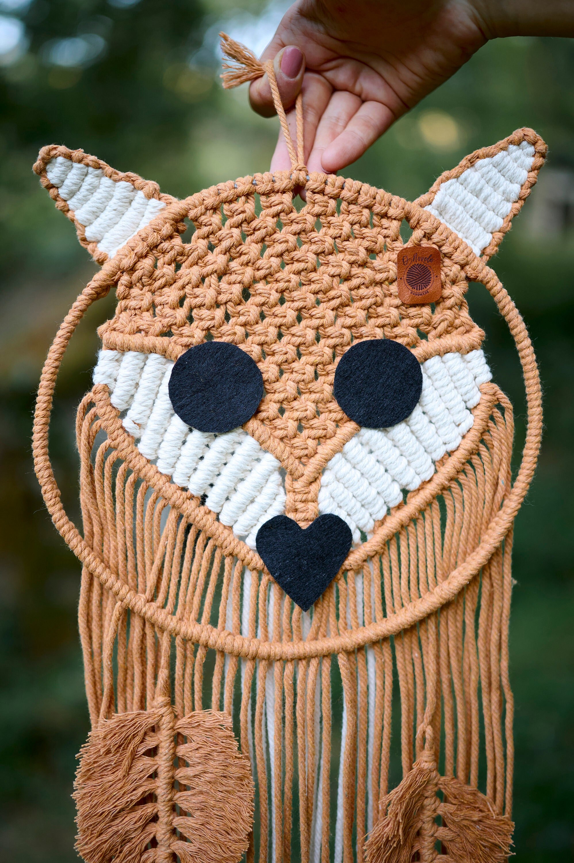 Dreamcatcher Macramé Fox - Etsy