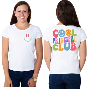 Cool Principal Club SVG-PNG, Principal SVG, Principal Shirt Svg, Back ...