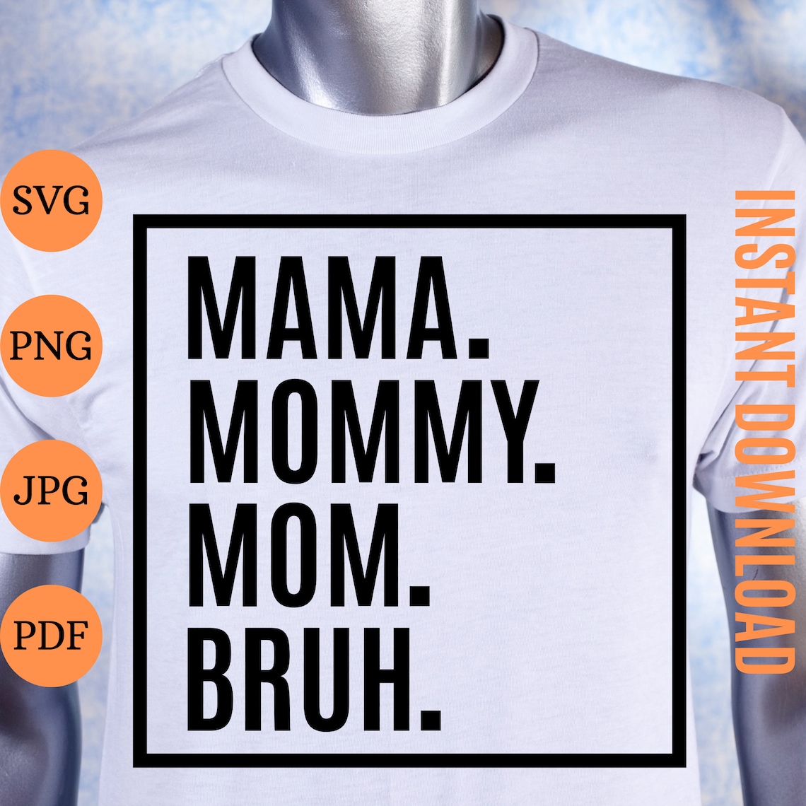 Mama Mommy Mom Bruh Svg Ma Mama Mom Bruh Svg Thanksgiving - Etsy