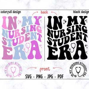 In My Nursing Student Era SVG-PNG, Nursing Student SVG, Nurse Svg ...