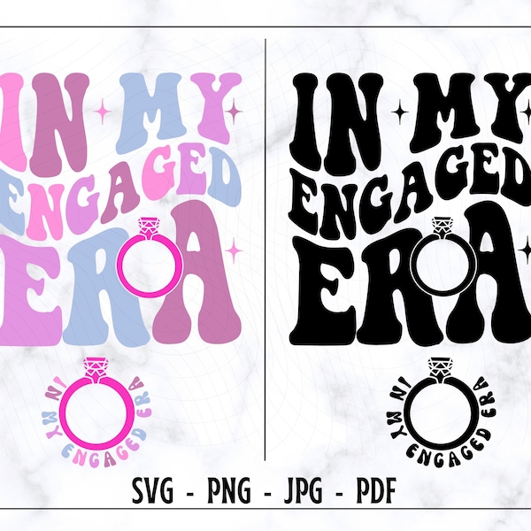 Engaged Svg - Etsy