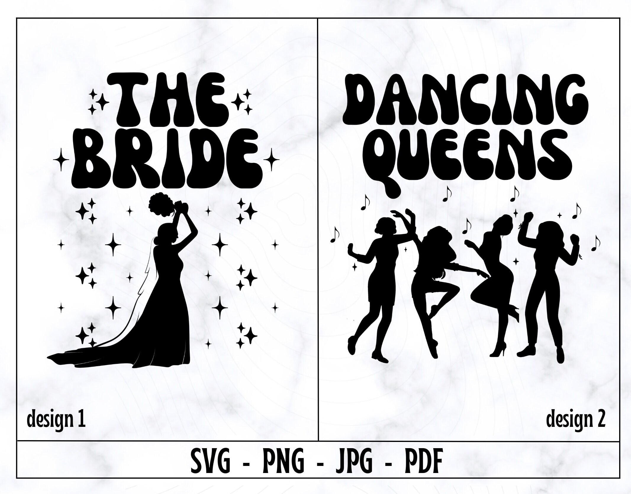 The Bride SVG Dancing Queens SVG Bride SVG Bride Shirt Svg - Etsy