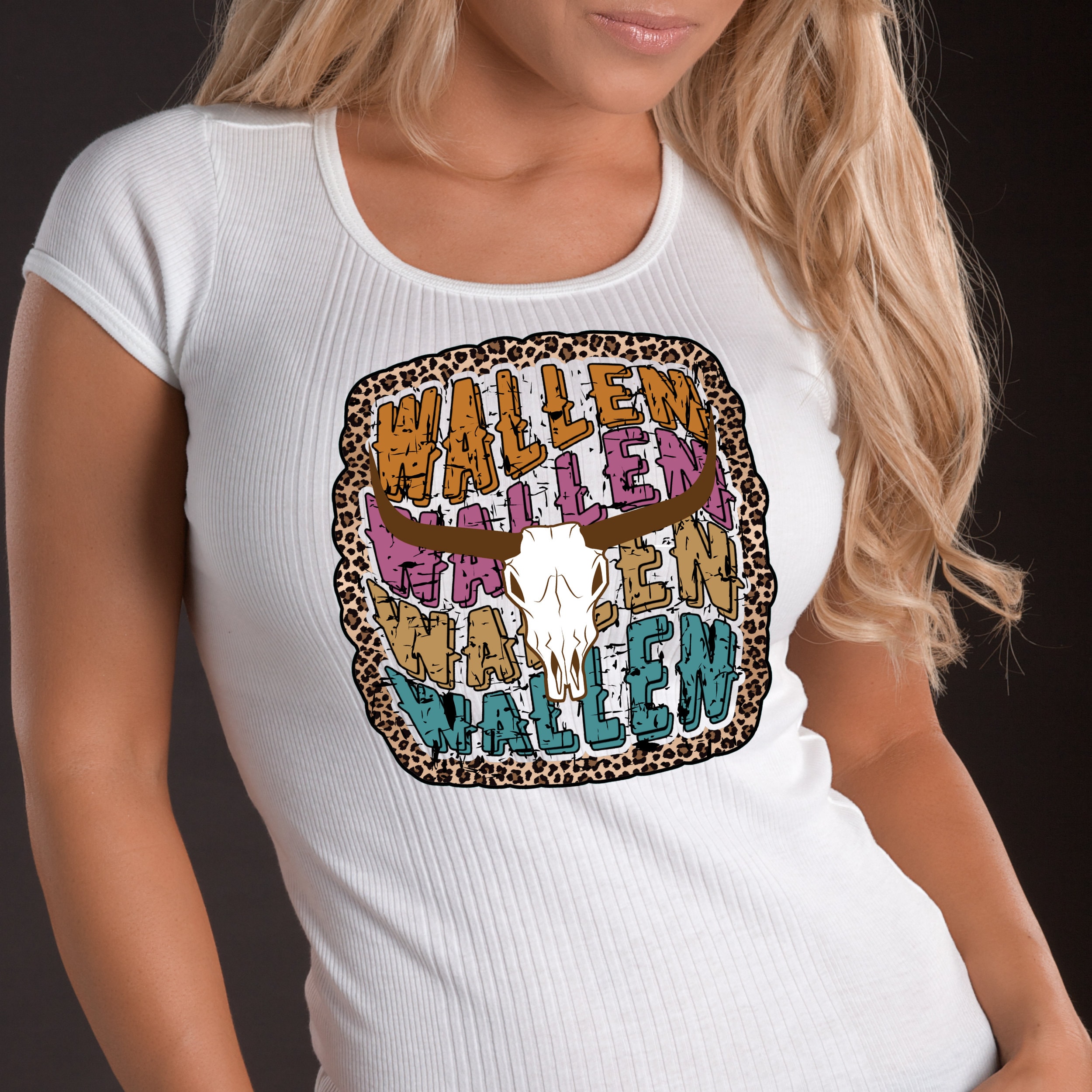 Wallen SVG PNG, Wallen Bull Skull Svg, Wallen Shirt Svg, Wallen Leopard ...