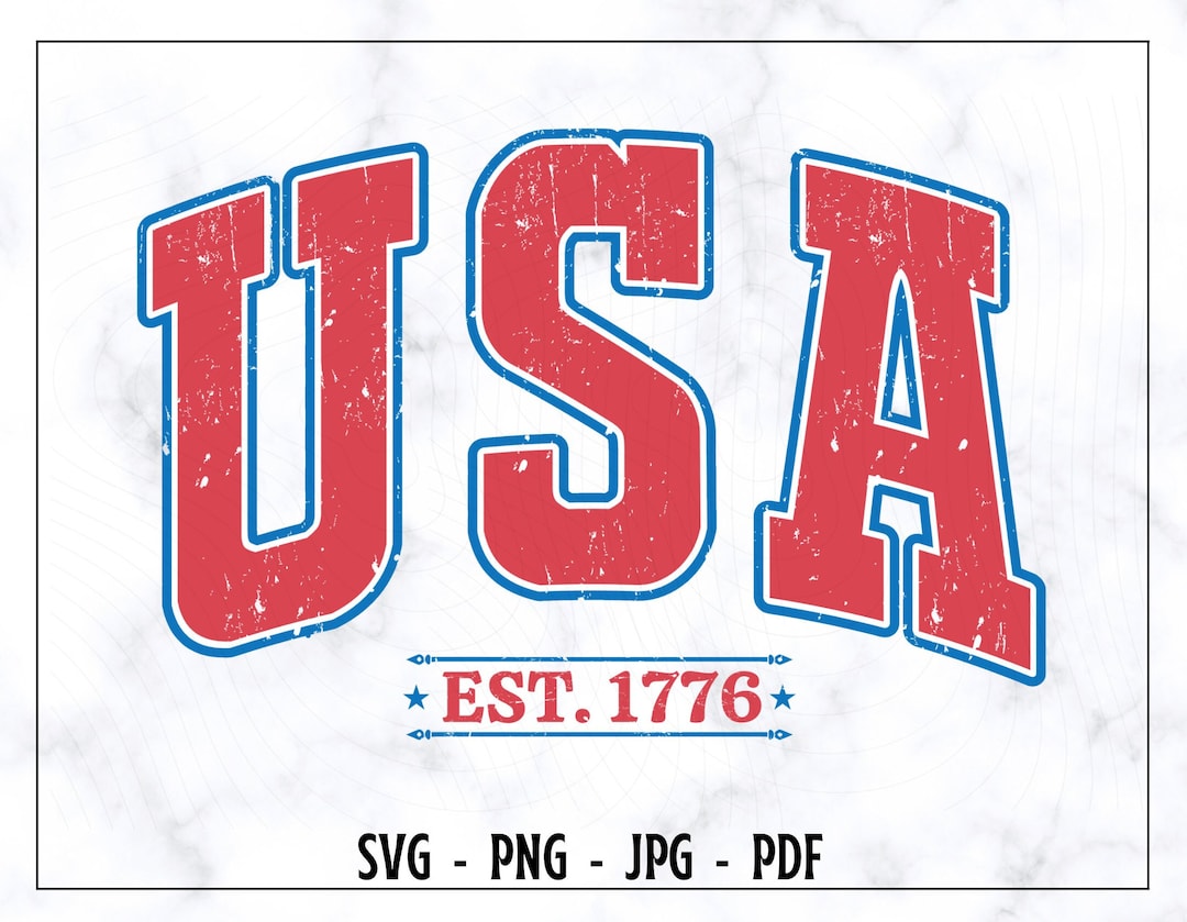 USA Svg, USA Png, USA Shirt Svg, 4th of July Svg, Retro Usa Svg ...