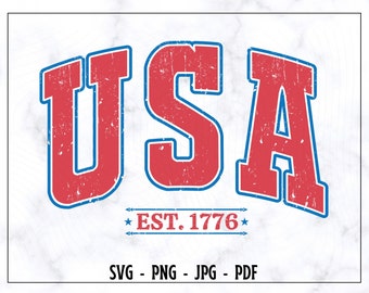 USA Svg, USA Svg, USA Shirt Png, Retro Usa Svg, Vintage Usa Svg ...