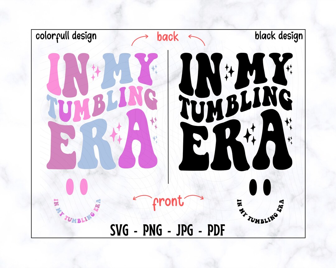 In My Tumbling Era SVG-PNG, Tumbling Svg, Retro Tumbling Svg, Funny ...