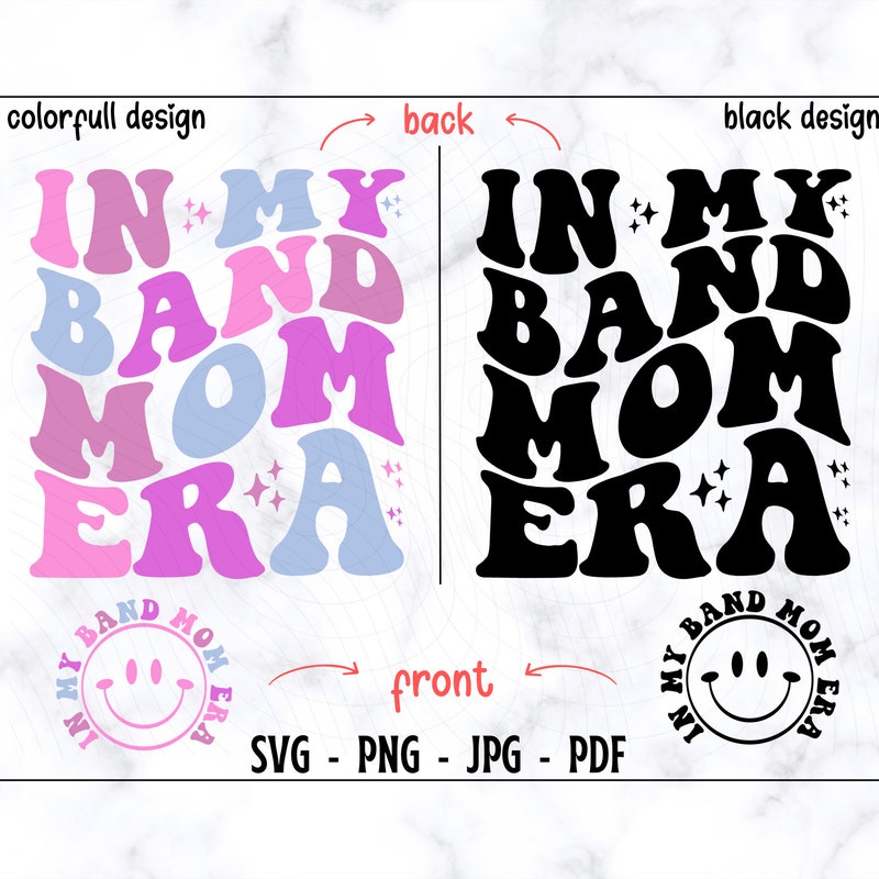 Band Mom Svg - Etsy