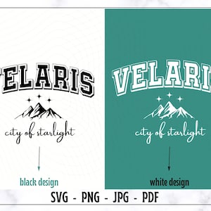 Velaris SVG, Velaris Acotar SVG, Velaris PNG, Velaris Shirt Svg ...