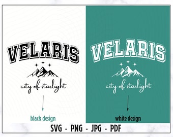 Velaris- City of Starlight -svg - Etsy