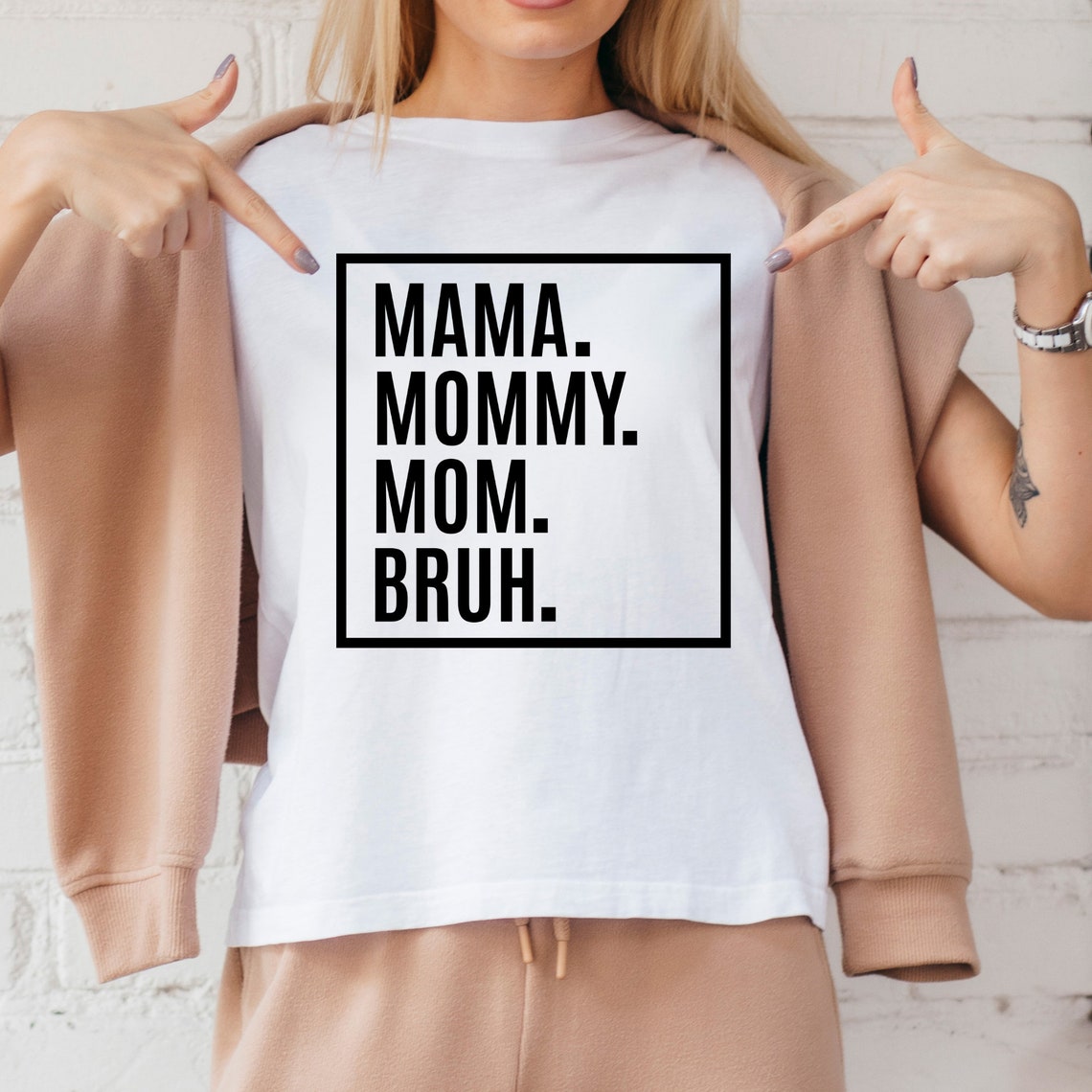 Mama Mommy Mom Bruh Svg Ma Mama Mom Bruh Svg Thanksgiving - Etsy