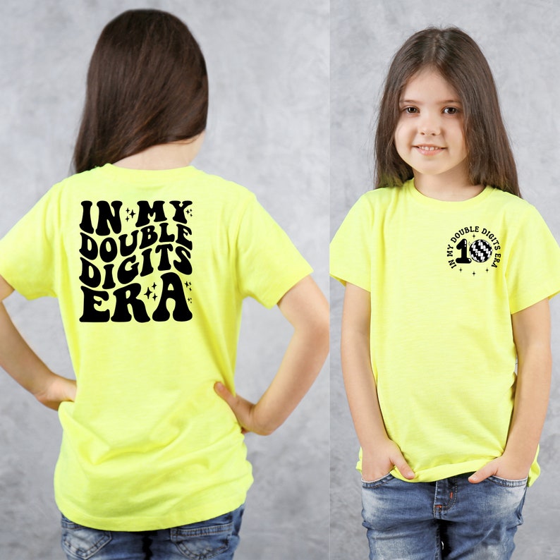 In My Double Digits Era SVG-PNG, Double Digits SVG, Birthday Svg ...