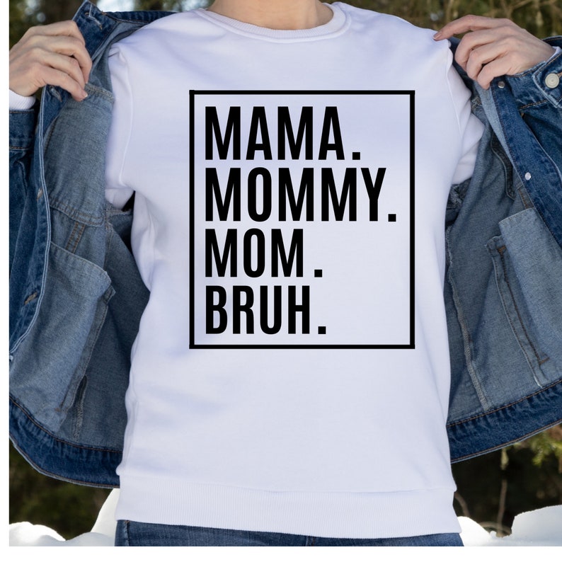 Mama Mommy Mom Bruh Svg Ma Mama Mom Bruh Svg Thanksgiving - Etsy